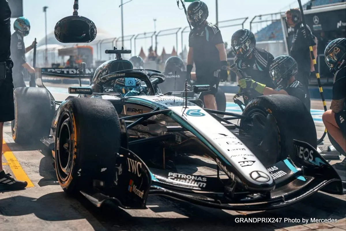 Formula 1 drivers point at Mercedes' engine compression after George ...