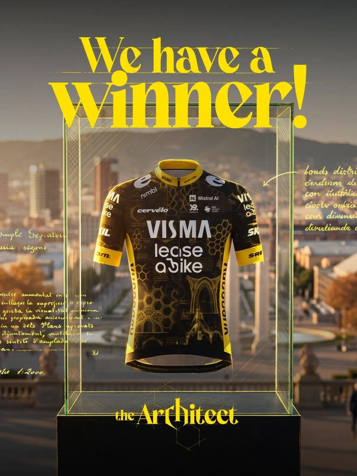 Visma-vrouwen verrassen kids met Tour de France Femmes-tenue