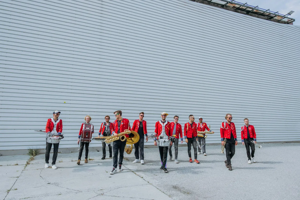 Technoband MEUTE tijdens ADE te zien in Het Concertgebouw