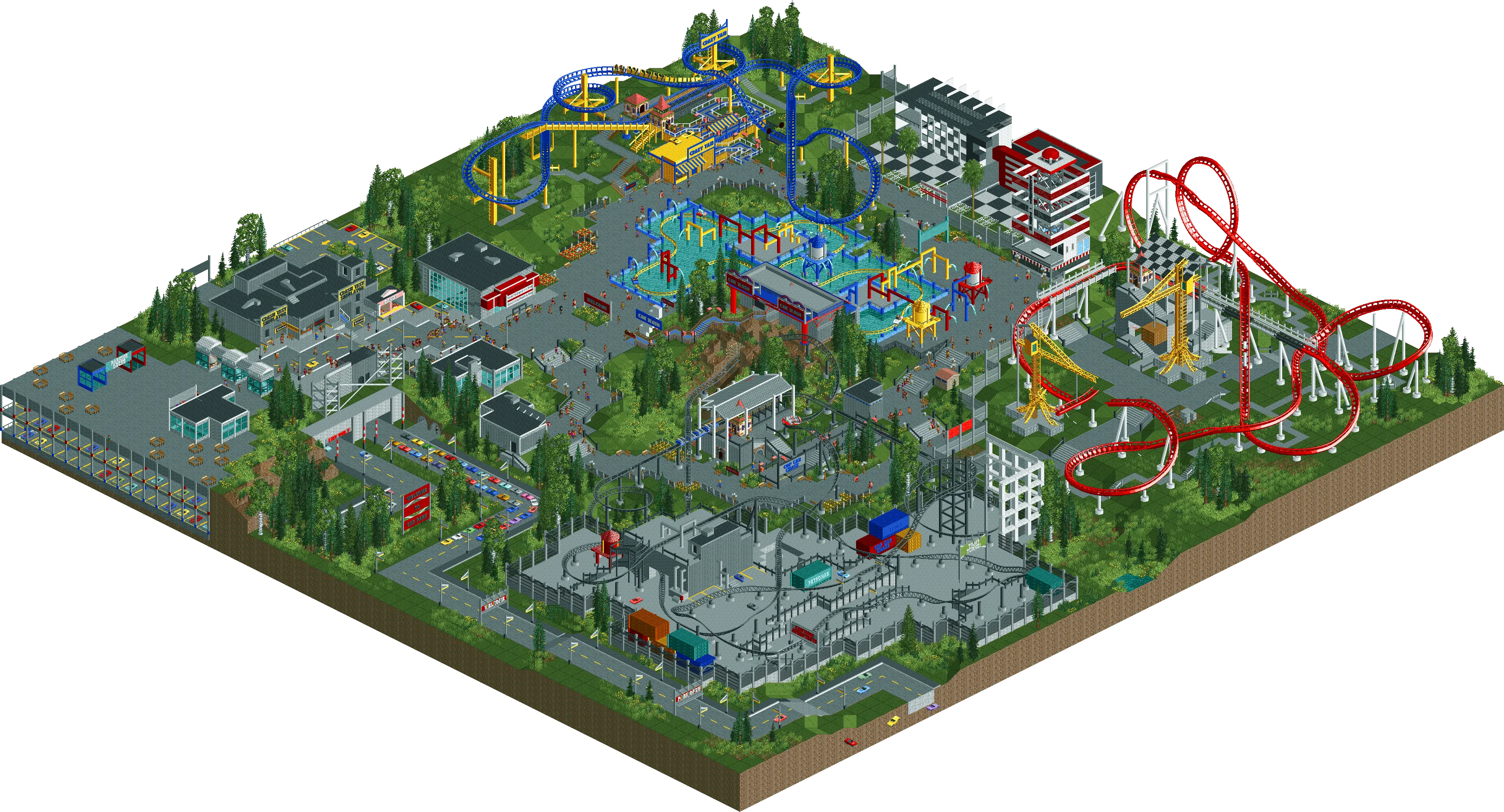 15 helden die helemaal losgaan met Rollercoaster Tycoon