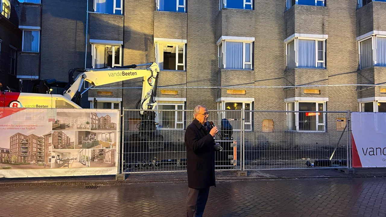 Nieuwe fase bouw Kloosterkwartier in Veghel gestart met sloop 'zigzag ...