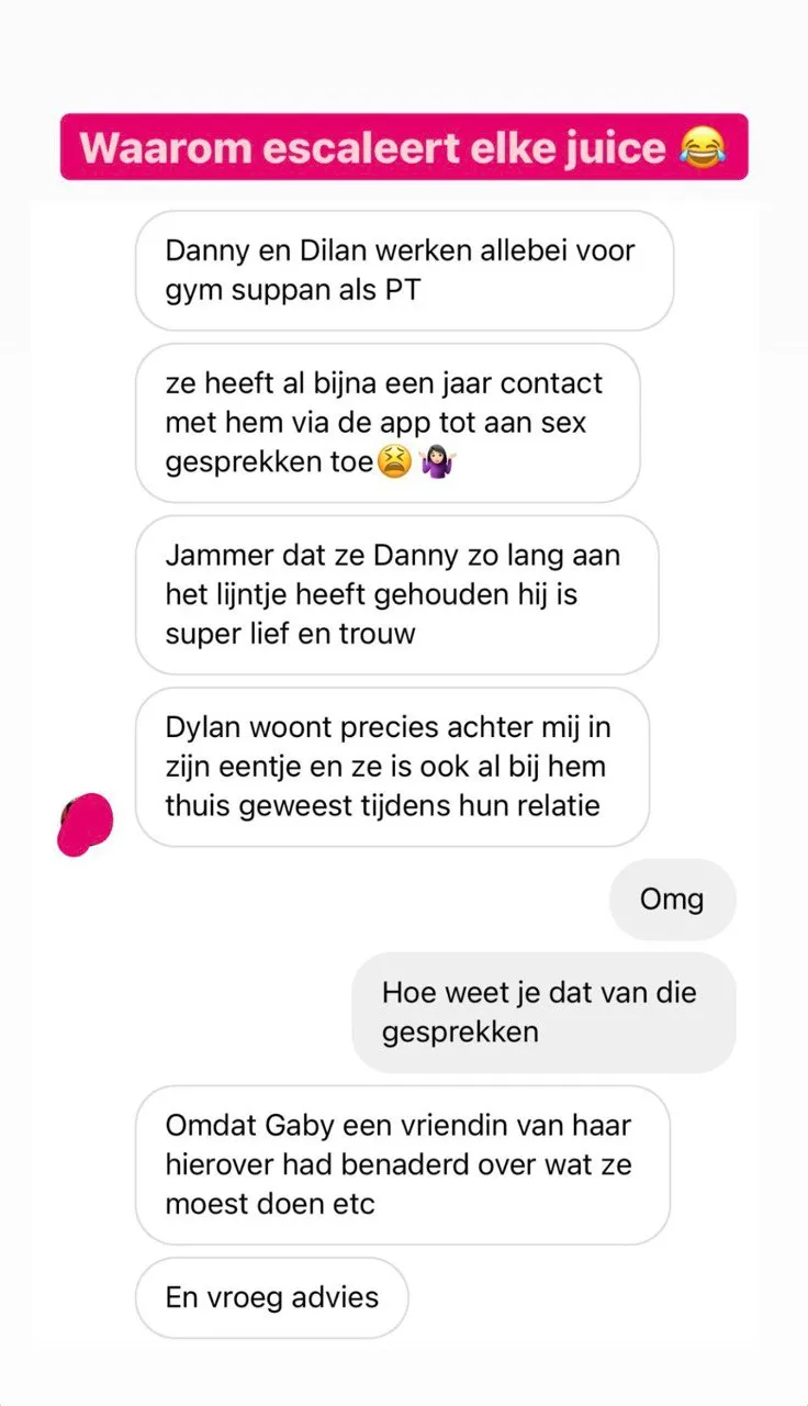 Gaby Blaaser ging vreemd met collega van ex-vriend Danny en date nu met ...