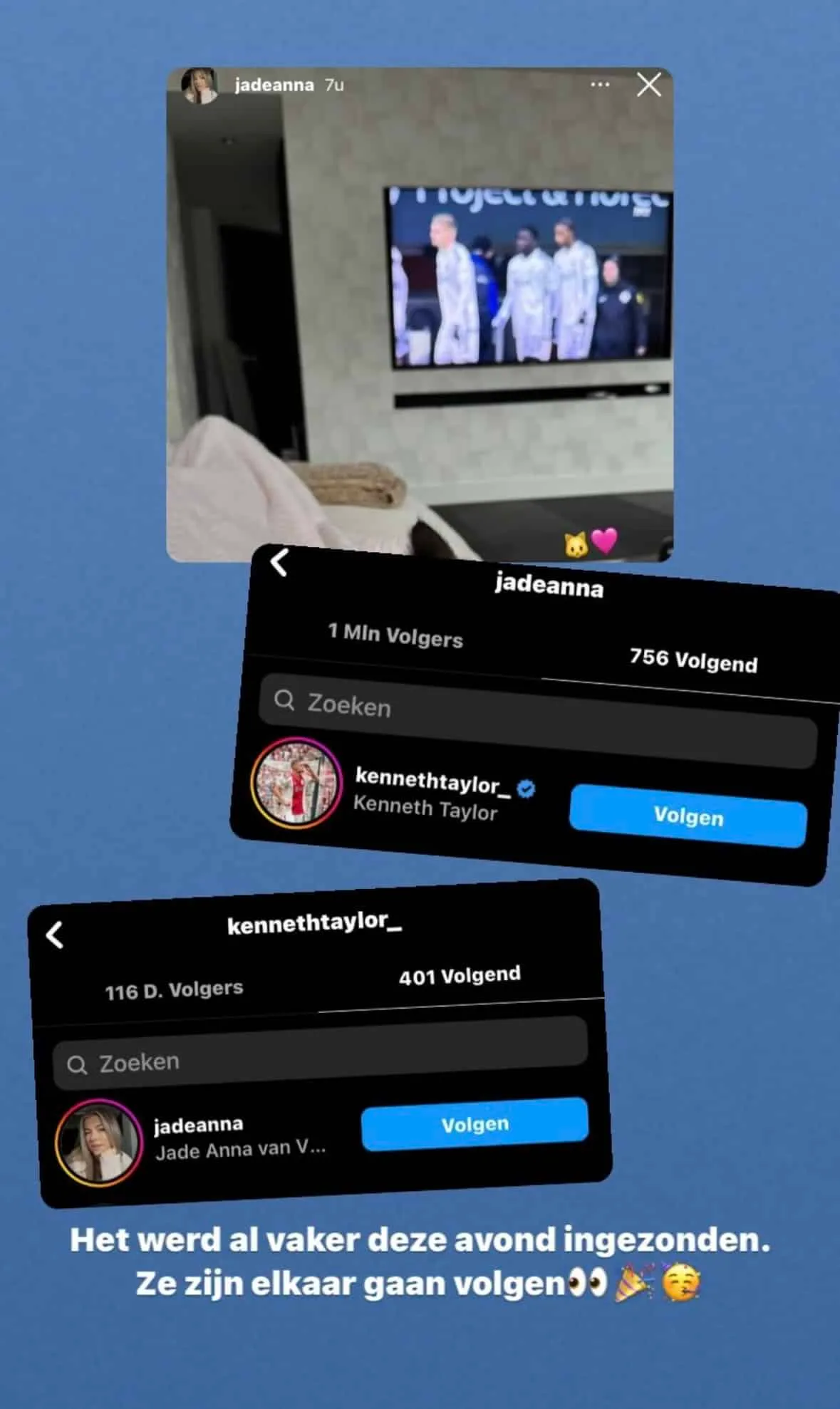 Jade Anna en Kenneth Taylor zijn 'Insta official'