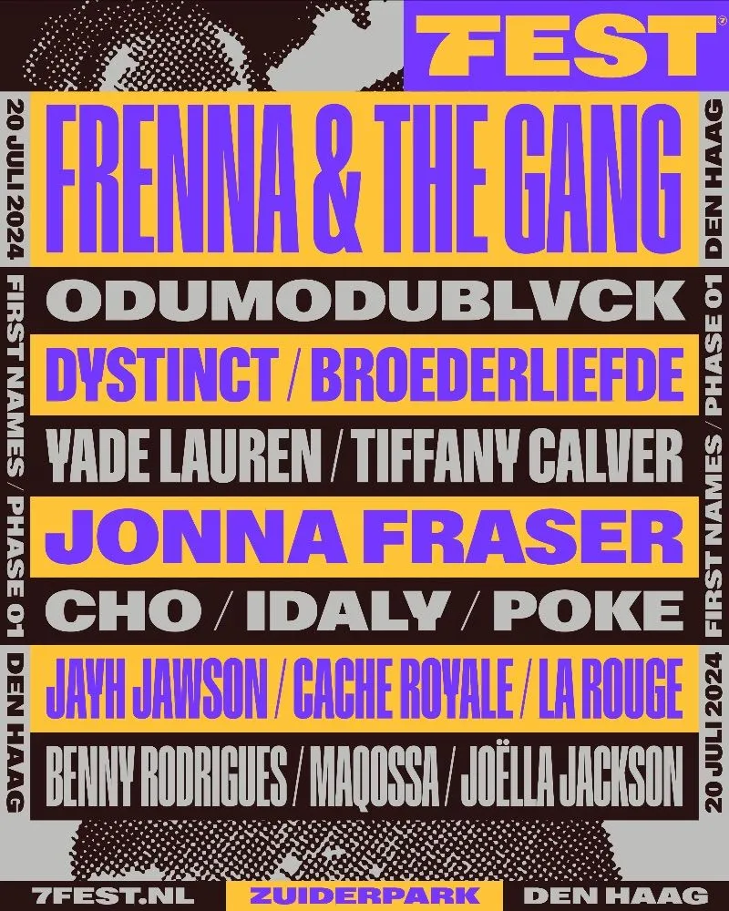Frenna en 7Fest presenteren eerste namen met o.a. DYSTINCT ...