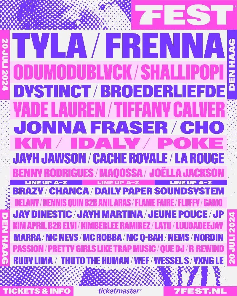Frenna maakt 7Fest line up compleet met o.a. Grammy winnares Tyla