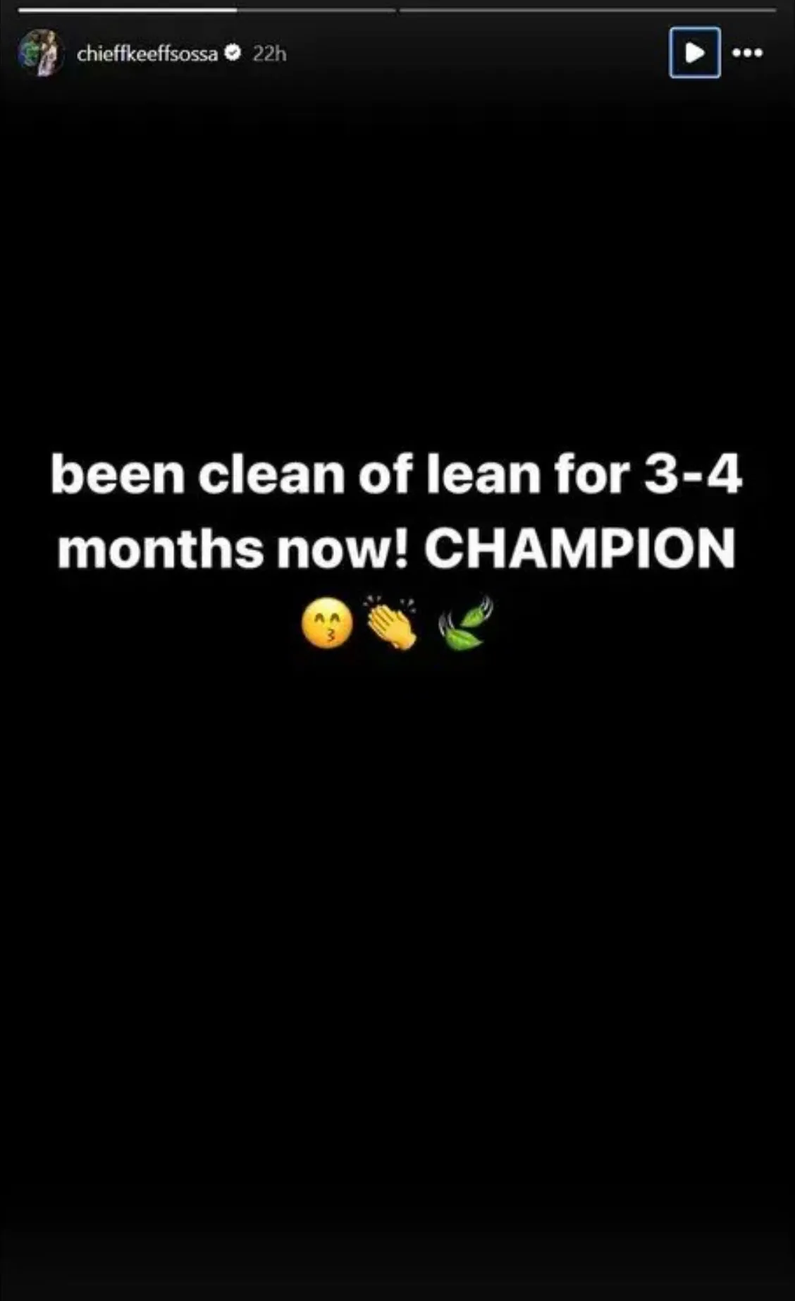 Chief Keef viert "clean of lean" mijlpaal na release van album