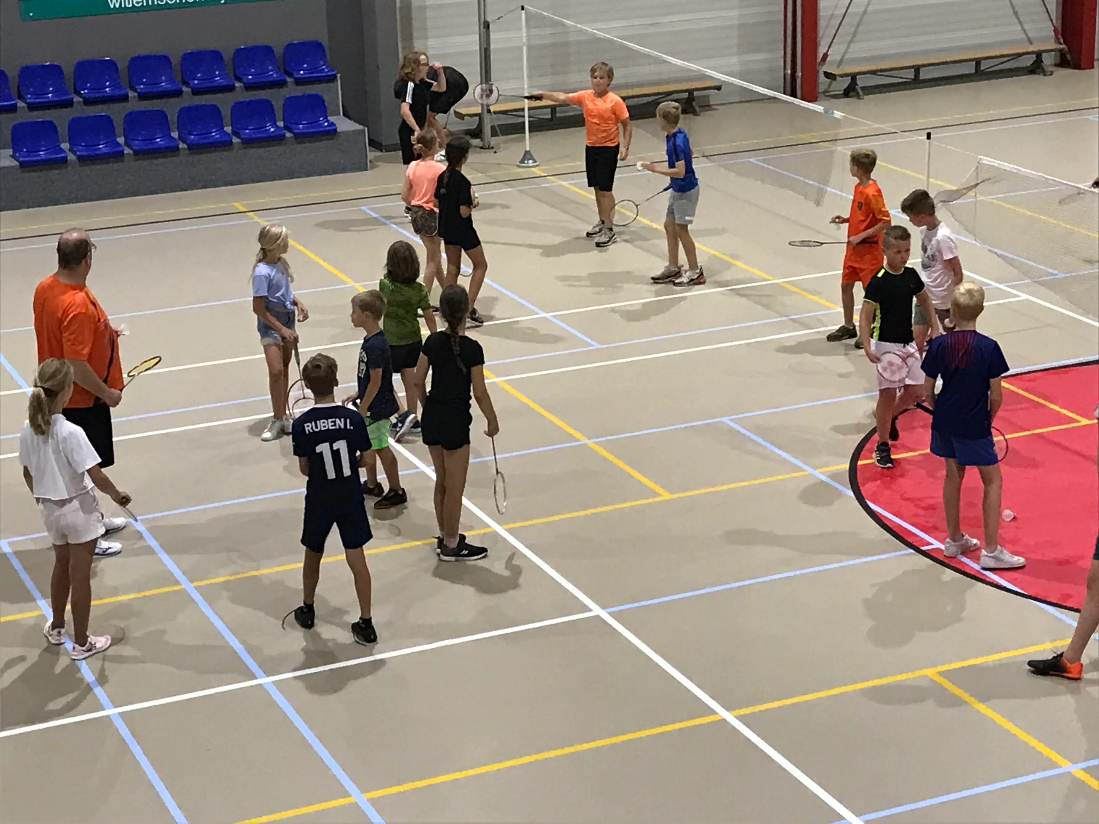 Kinderen maken kennis met sportactiviteiten