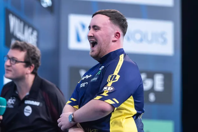 Nine-dart hero Dimitri van den Bergh takes just second ever win over ...