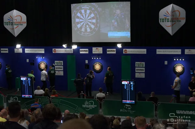 Verteilung von Preisgeldern und WDF-Punkten während der Dutch Open ...