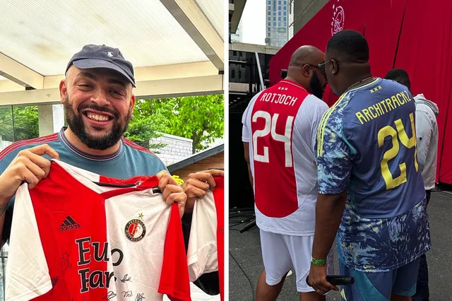 Ajax-fan laat taart maken met foto van Ronnie Flex die voorspelde dat ...