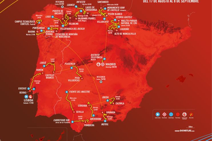 Vuelta a Espana 2024 route revealed - 34 kilometers of time-trials only ...