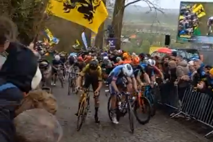 VIDEO: Fan footage gives new perspective on chaotic Koppenberg climb at ...