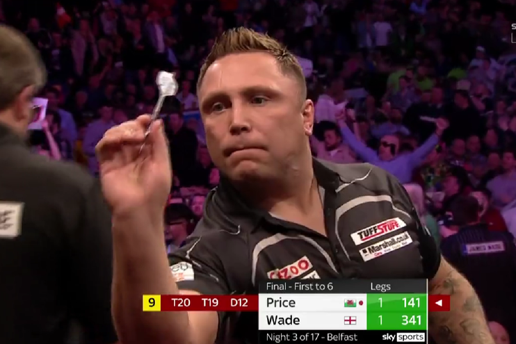 THROWBACK VIDEO: Price throws two nine-dart finishes during Premier ...