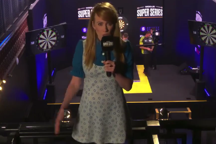 VIDEO: Presenter does not frown at announcing remarkable match between ...