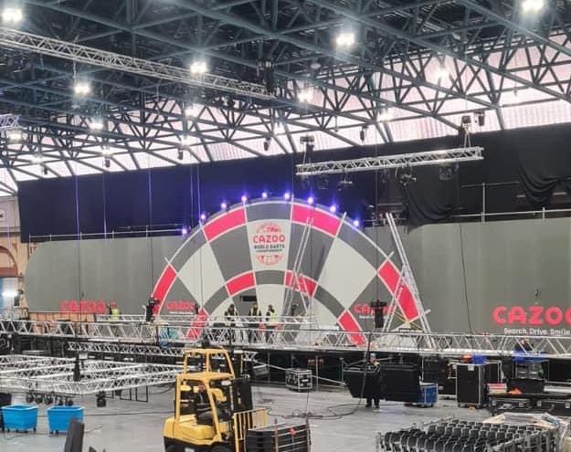First images of new PDC World Darts Championship stage revealed ...