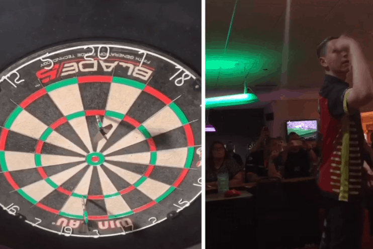 13-year-old Leighton Bennett hits nine-dart finish during local ...