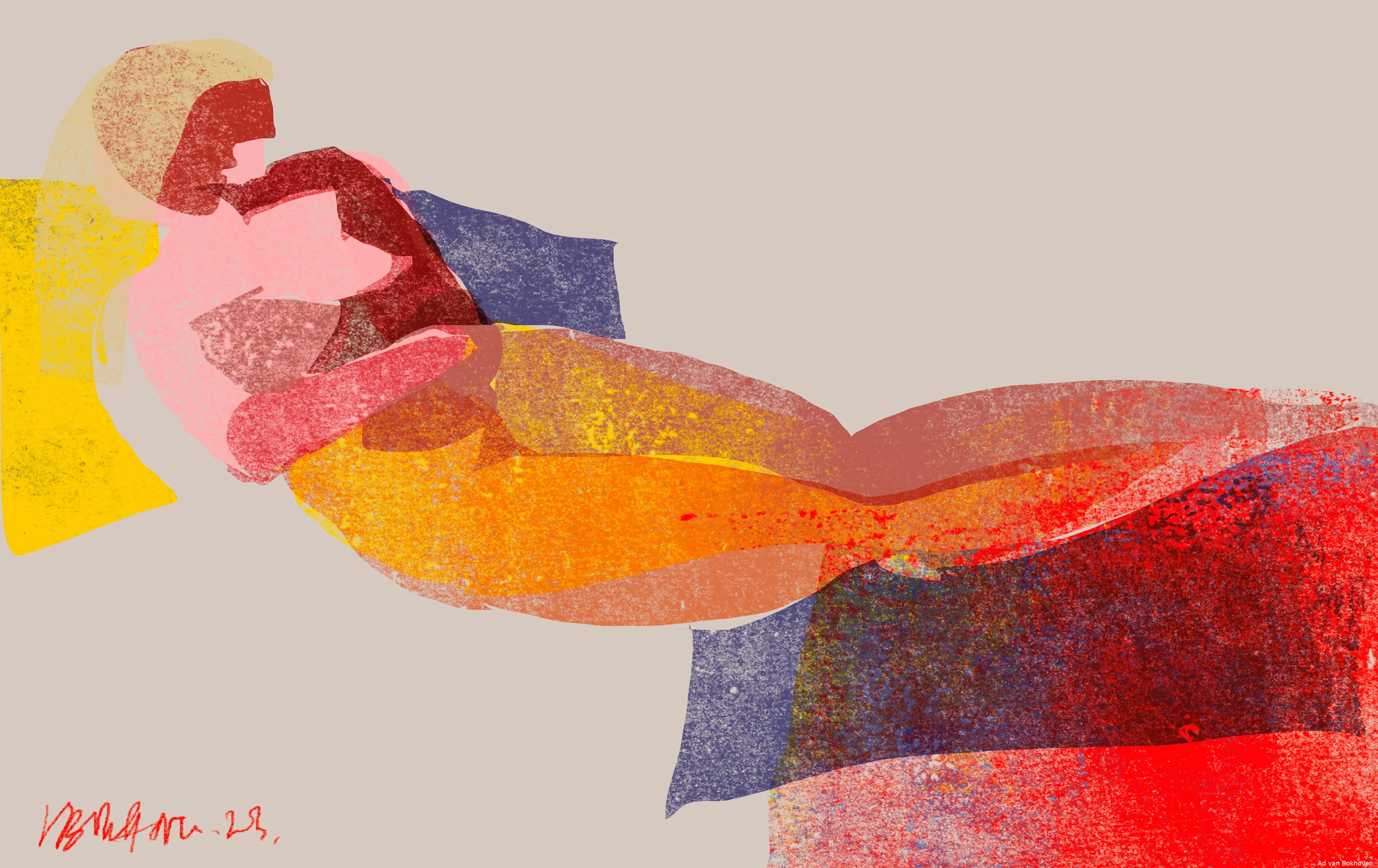 Expositie Ad van Bokhoven bij Hedendaagse Kunst Waalwijk (HKW)