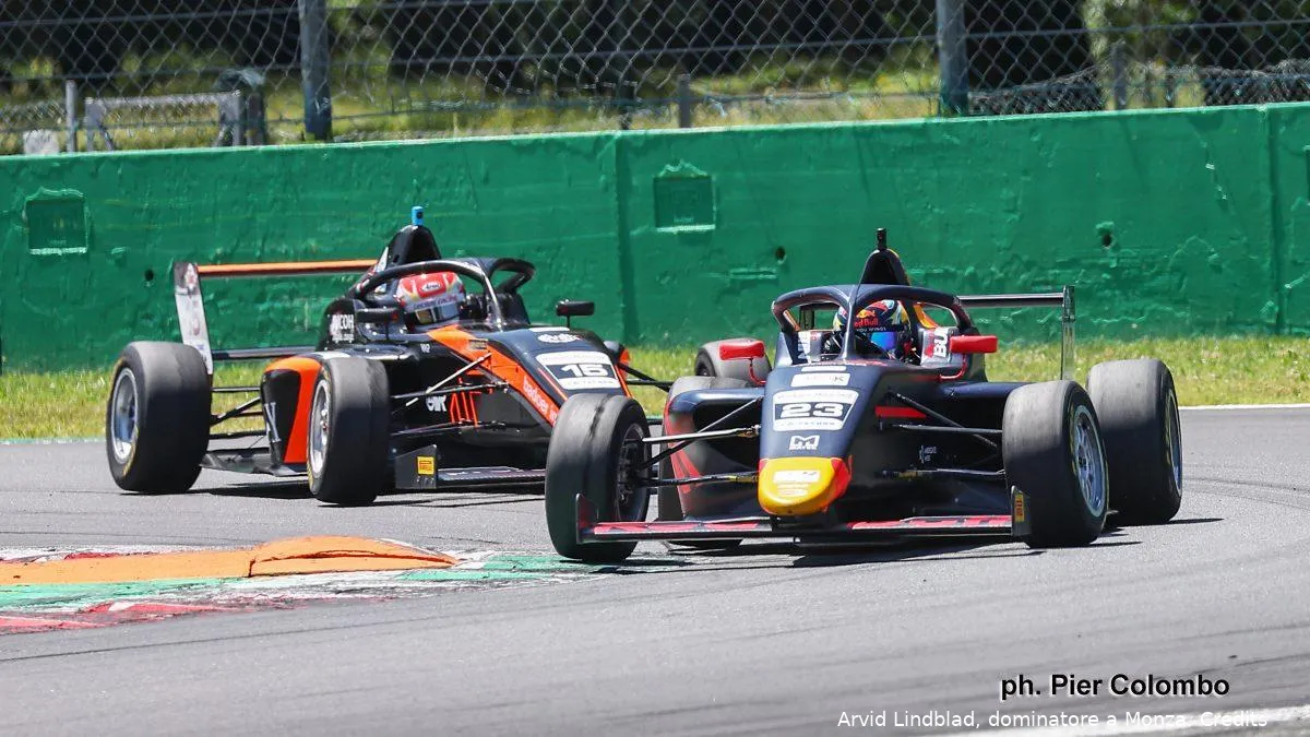 Italian F4 | Monza, gara-3: Lindblad fa tripletta dopo un contatto con ...