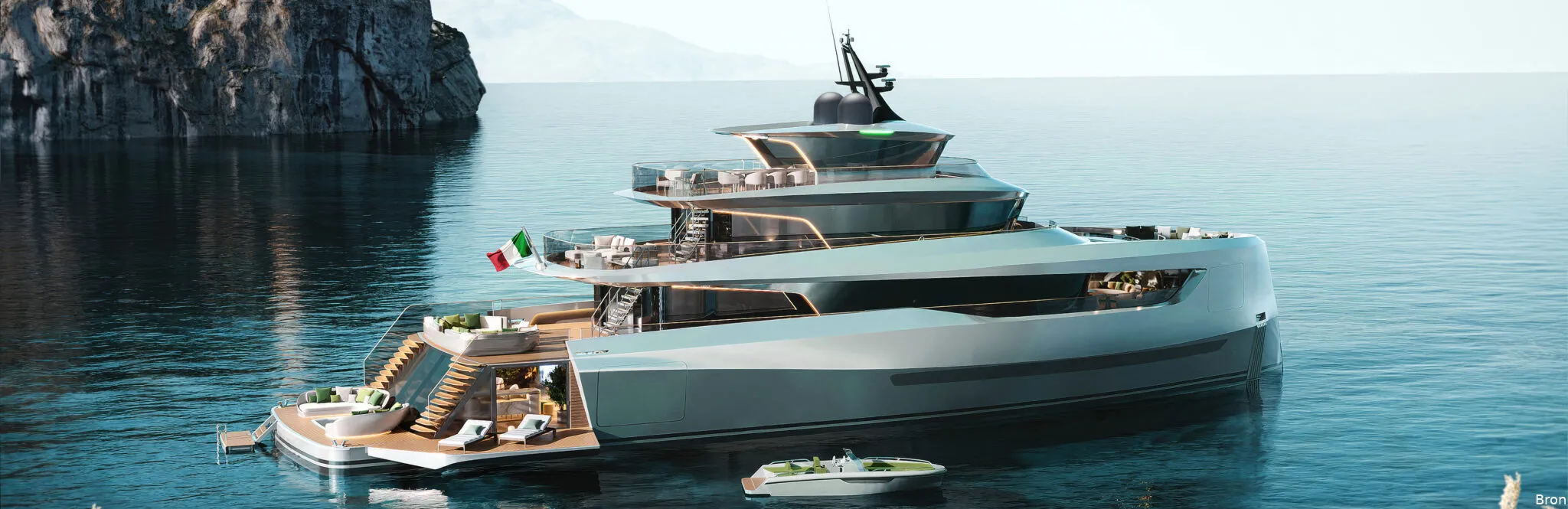 Espada: het 41 meter lange superjacht concept dat een drijvend privé ...