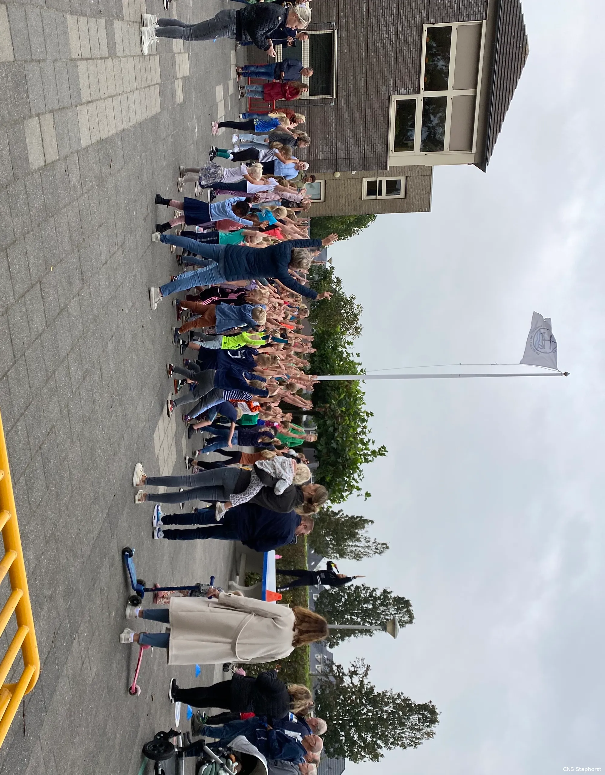 Sponsorloop voor nieuw groen én open schoolplein CNS