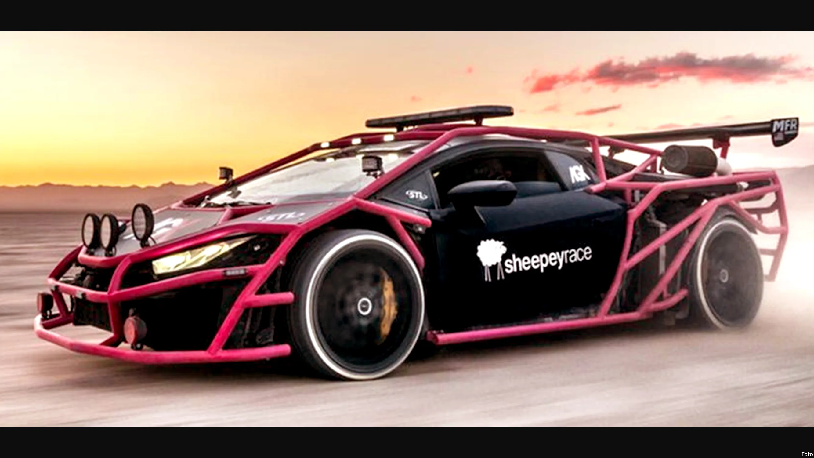 De Unicorn V3 Twin Turbo Lamborghini klaar voor de rally