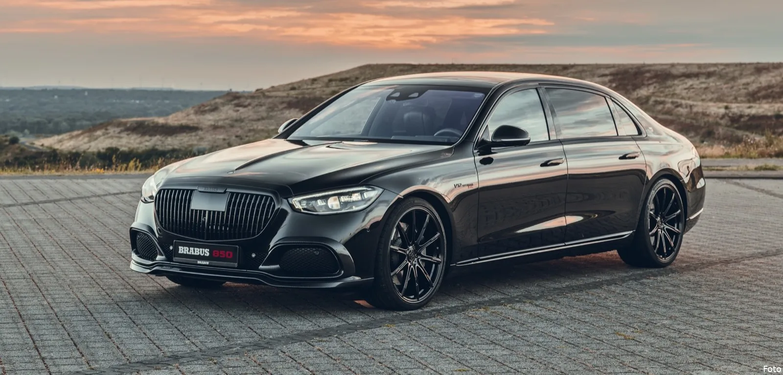 Brabus geeft extra cachet aan de uberluxe limo via de Brabus 850 Maybach