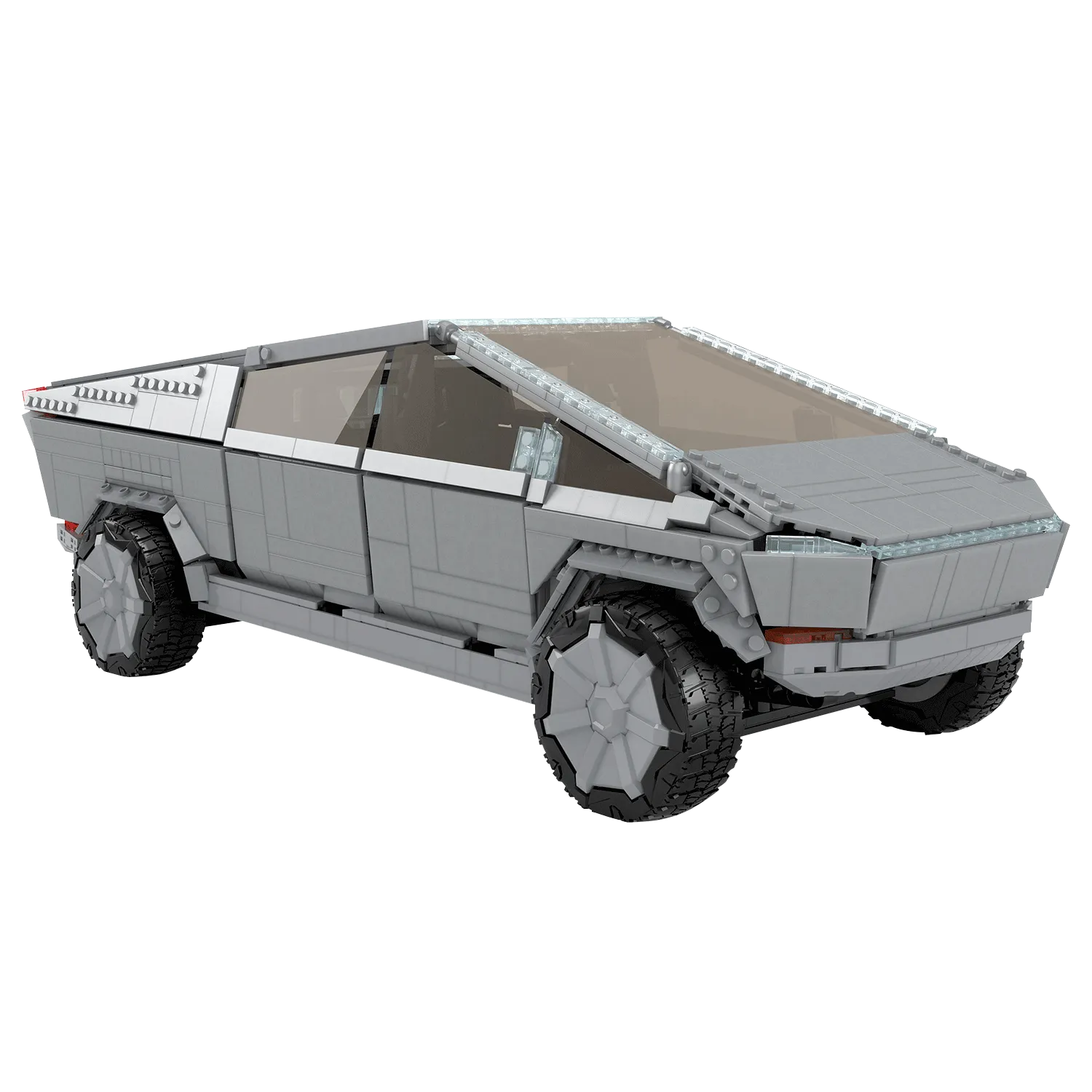 LEGO rip-off 'Mega' zet bouwpakket van Tesla Cybertruck in de schappen