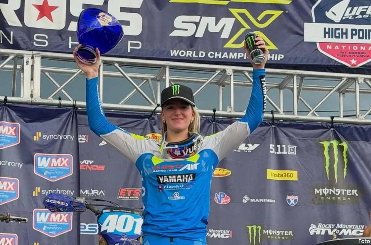 Regina guerriera: Lotte van Drunen brilla in AMA WMX con cuore e grinta