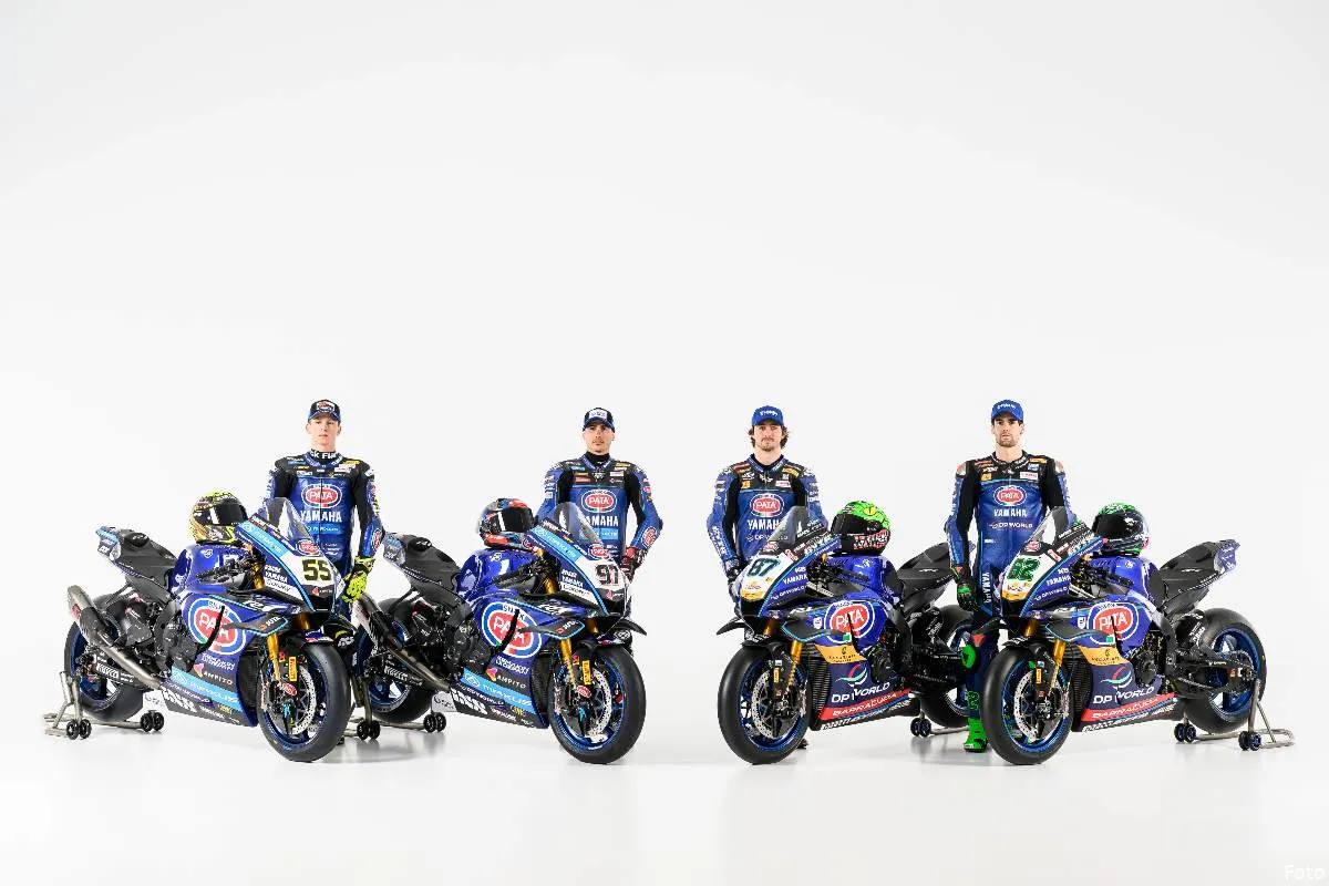 SBK, Yamaha on the attack in 2026: Pata Maxus and GYTR GRT teams unveil ...
