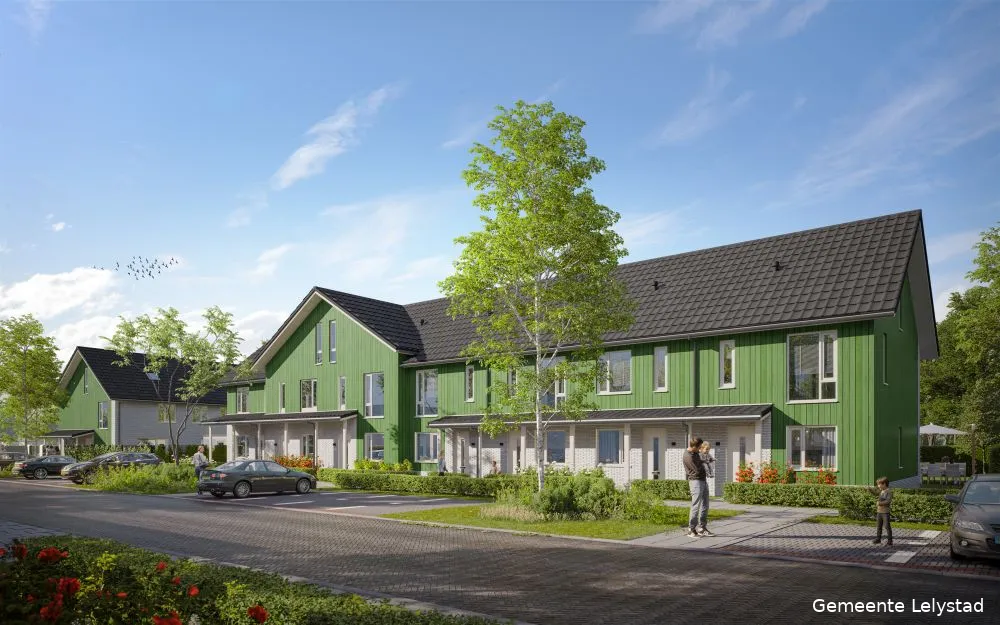 Bouw van 70 eengezinswoningen in Warande