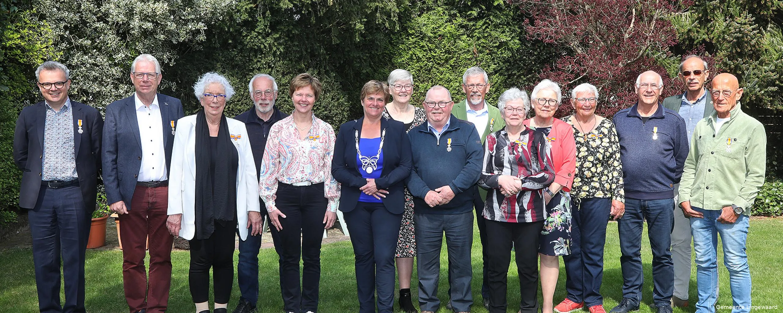 Koninklijke onderscheiding voor veertien inwoners van Lingewaard