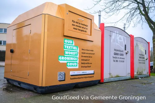 Textielcontainer in Kostverloren