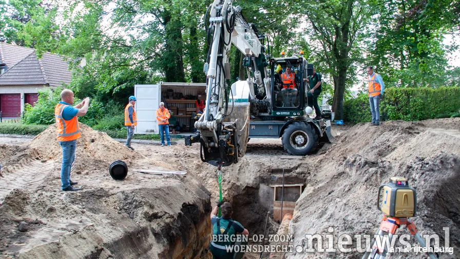 Verbeterde afvoer regenwater in Putte