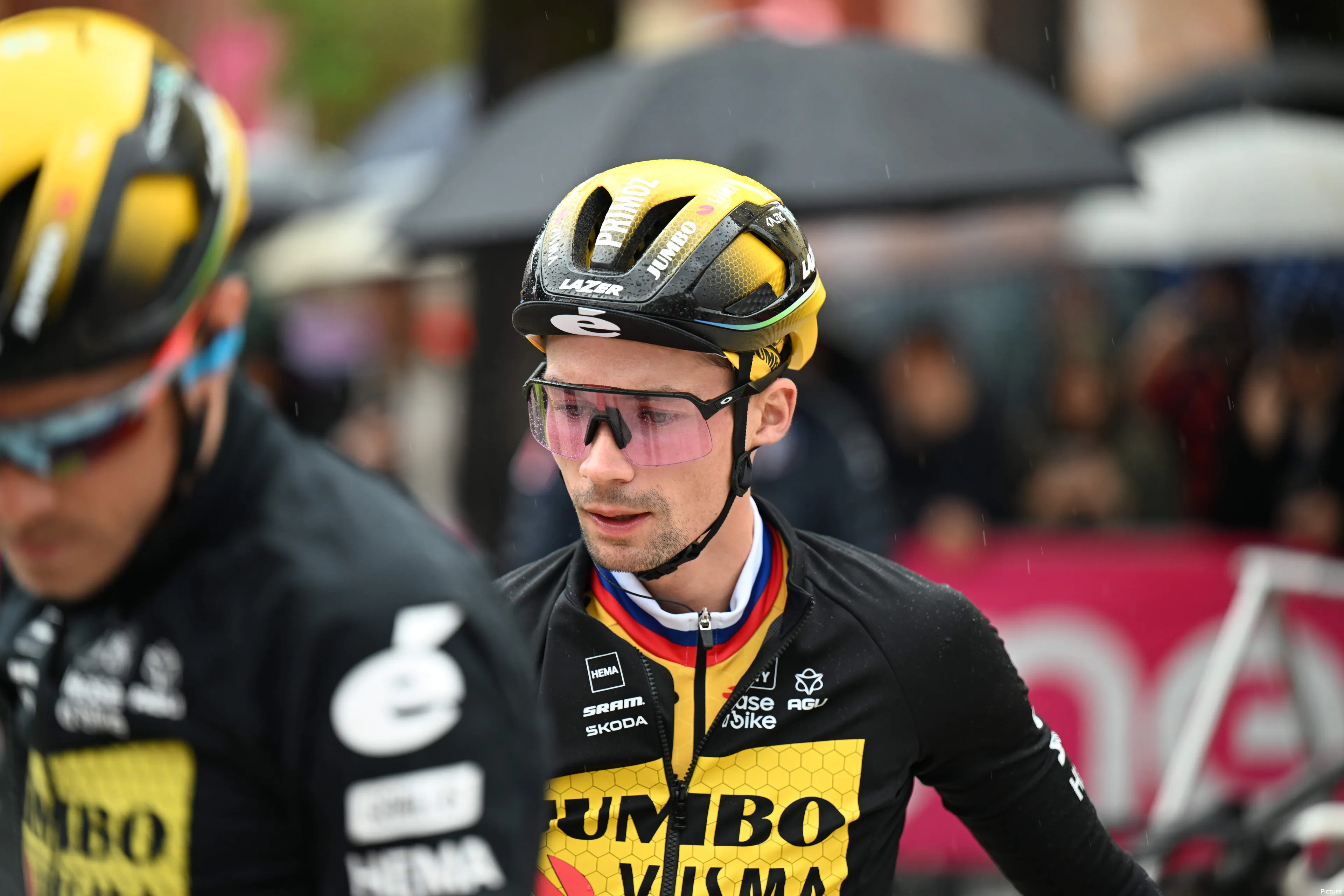 "I'm still there" reassures Primoz Roglic after crashing on stage 11 of ...