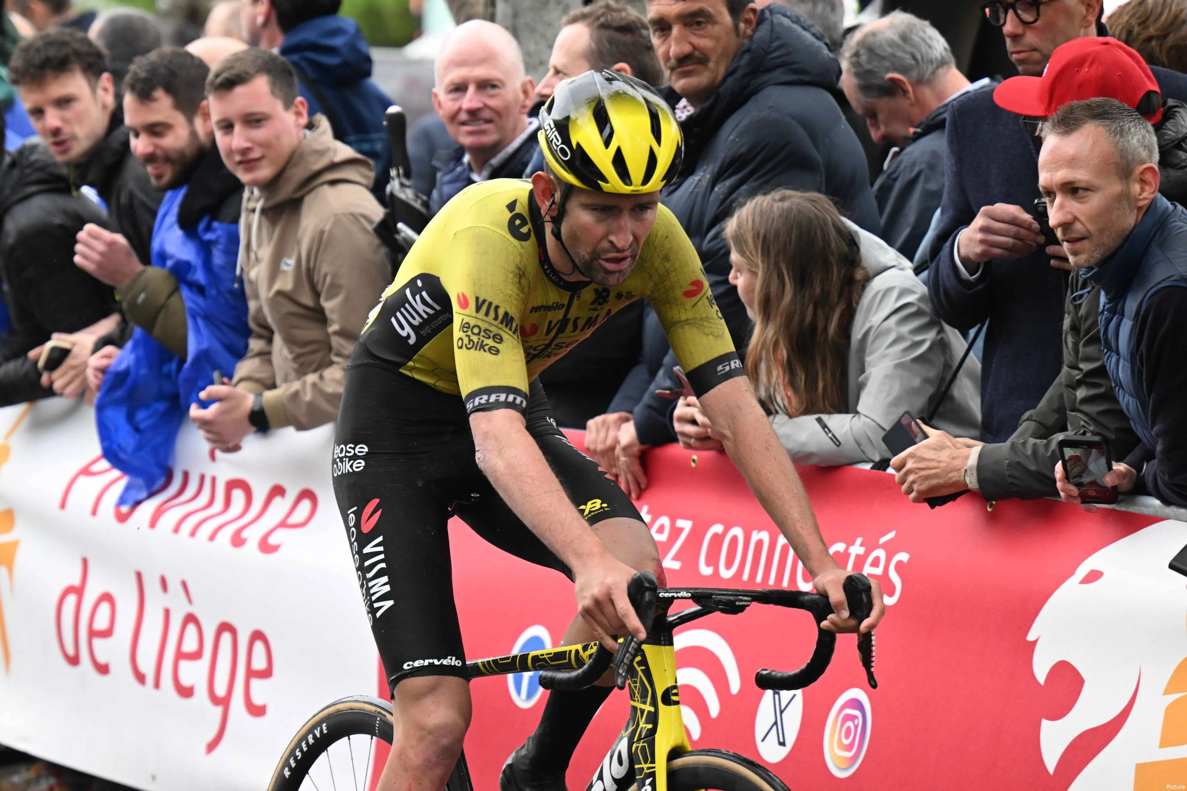 "It's a pity that Tiesj Benoot crashed and Ben Tulett got caught in the ...