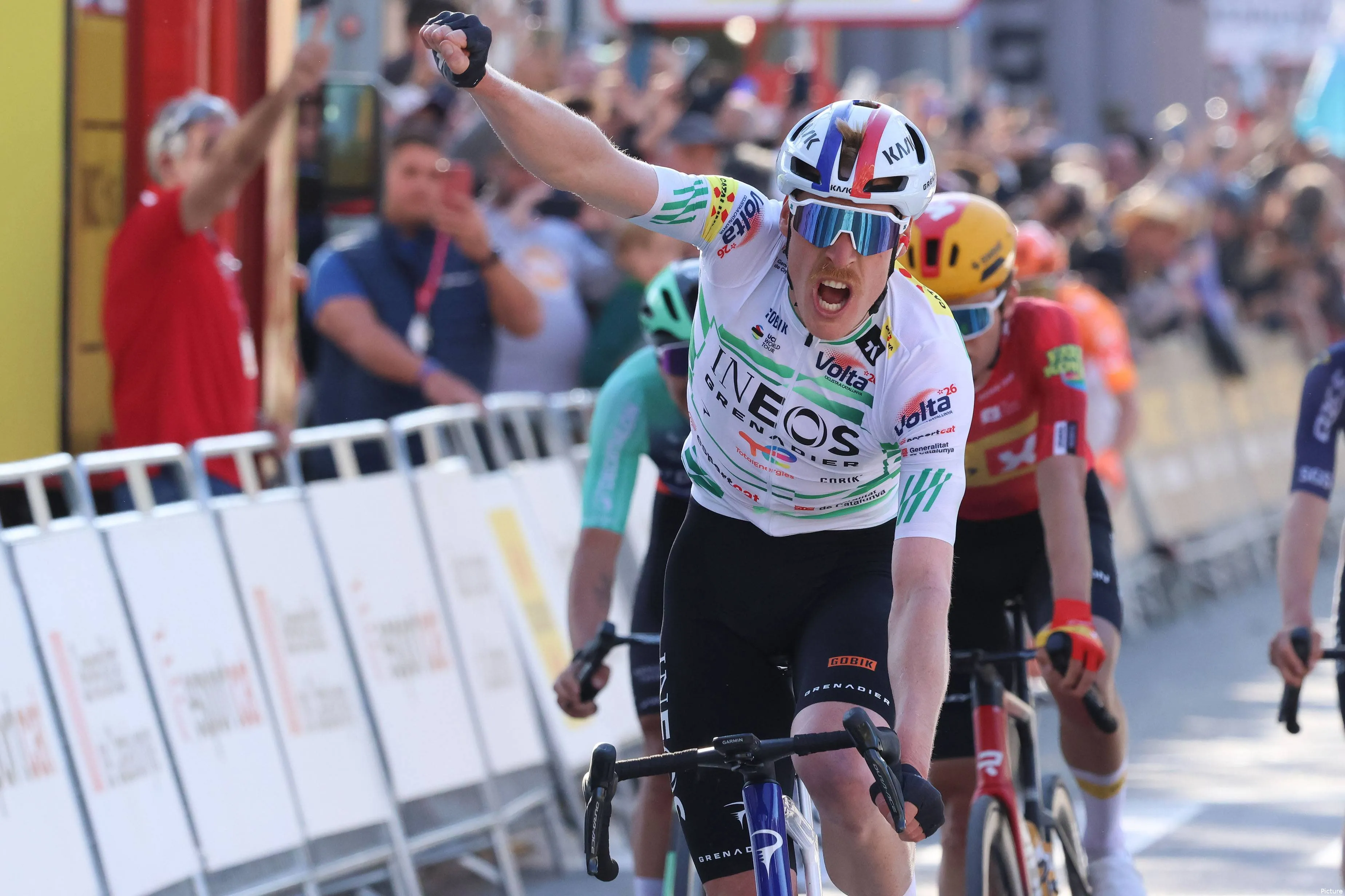 Results Volta a Catalunya 2026 stage 3 | Evenepoel attacks and crashes ...