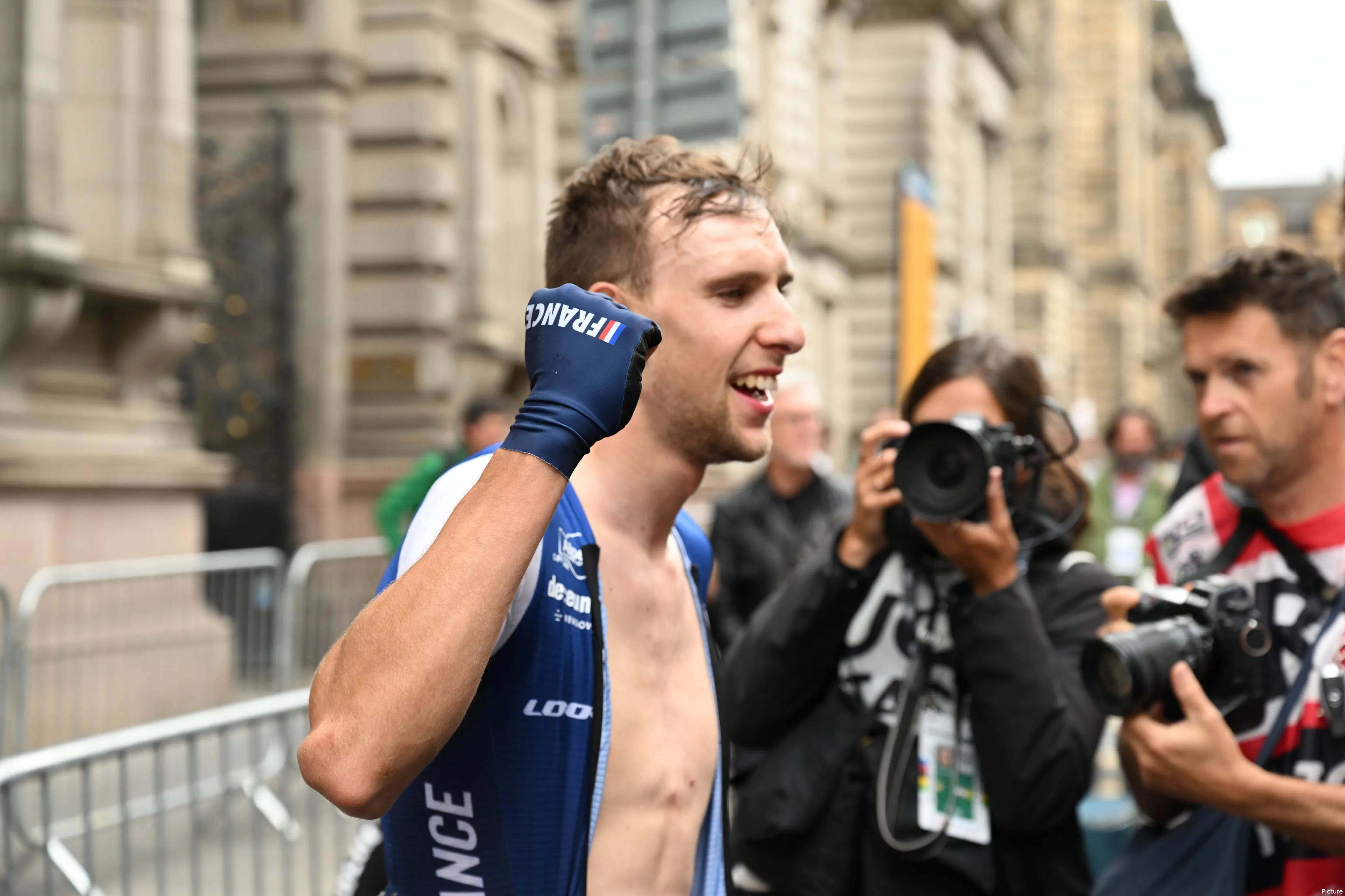 Het verslaan van Mads Pedersen vereiste een zware inspanning van Axel ...