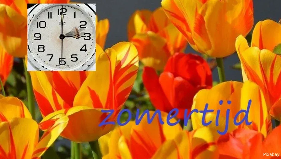 De zomertijd gaat weer in, klok gaat uur vooruit