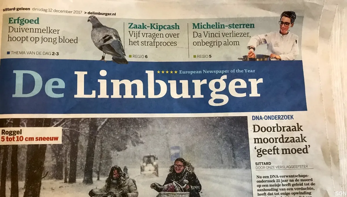 Limburgs Dagblad verdwijnt vanaf 1 januari en wordt De Limburger