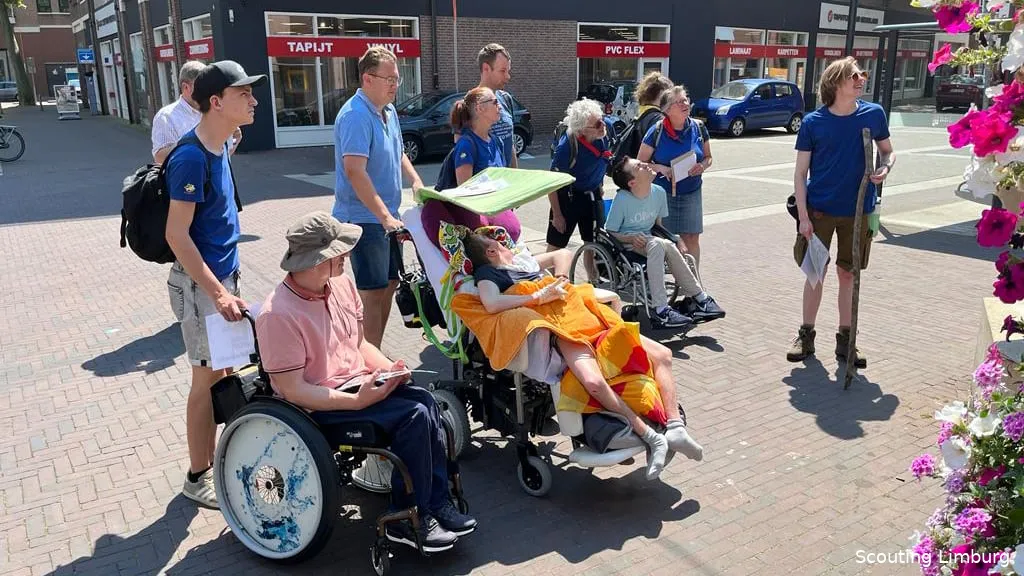 Scouts met een beperking en bewoners van Pergamijn bundelen krachten ...