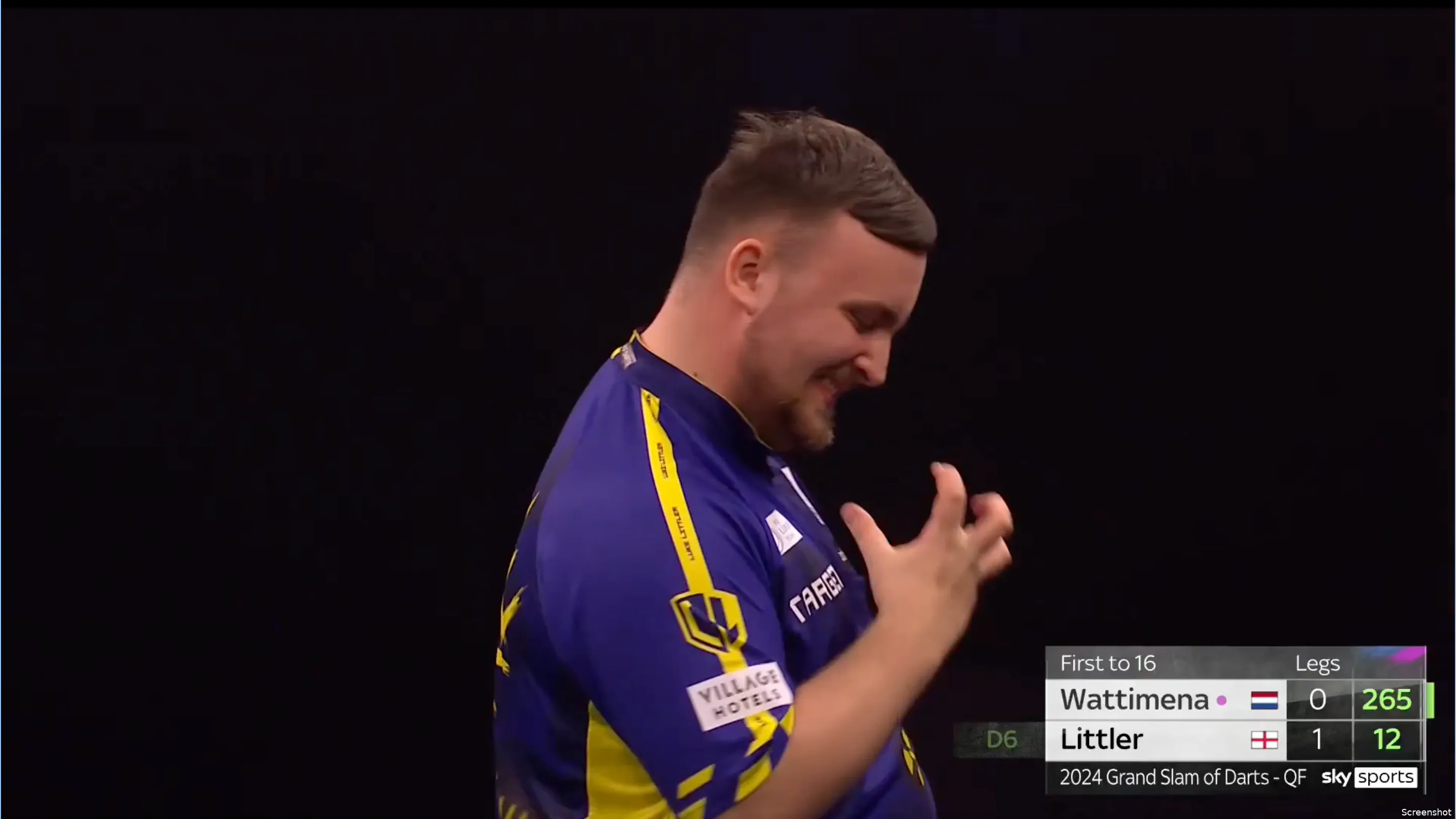 (VIDEO) Luke Littler misses double 12 for nine-dart finish and nearly ...