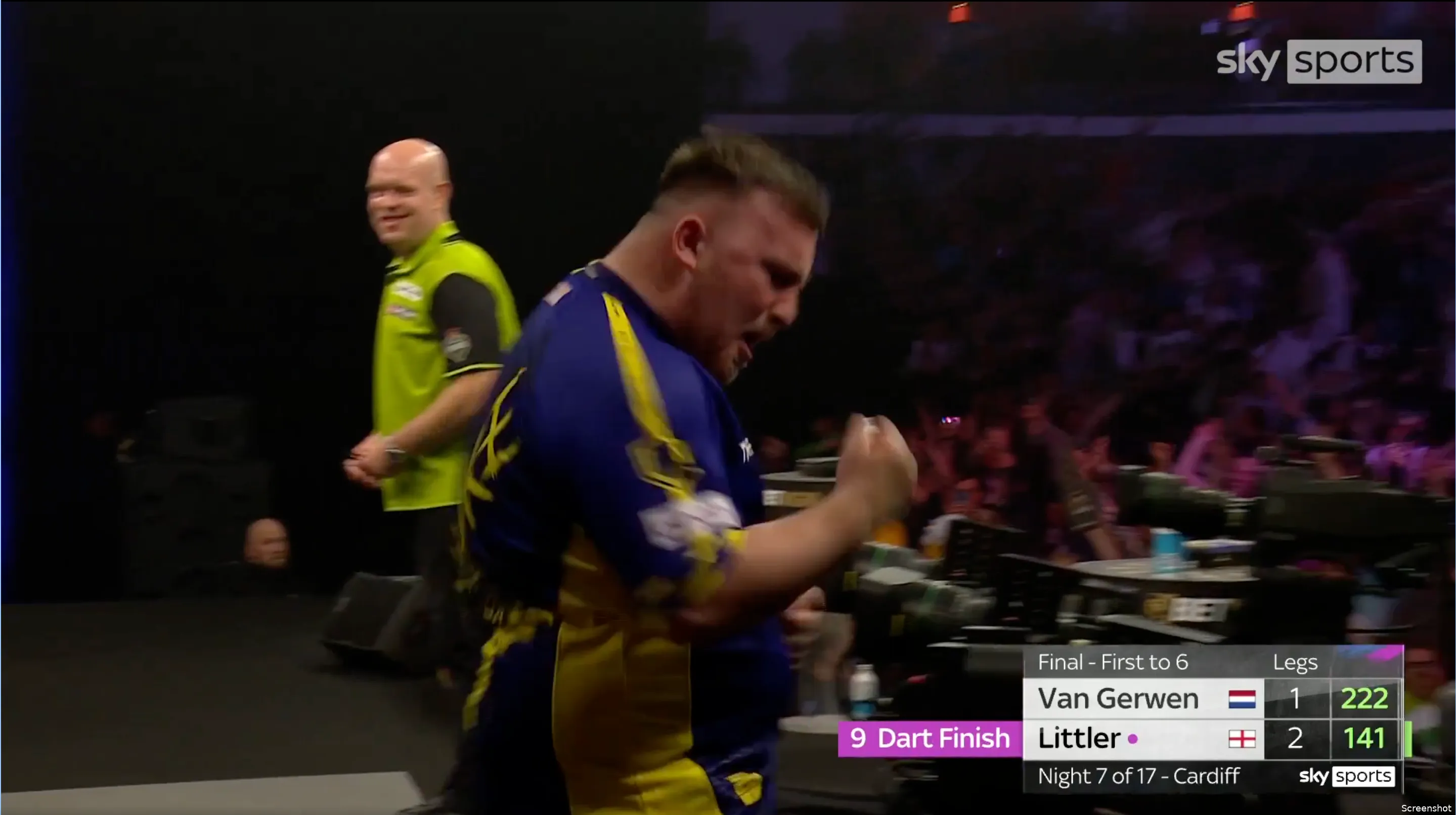 (VIDEO) Luke Littler hits stunning nine-dart finish to open Premier ...