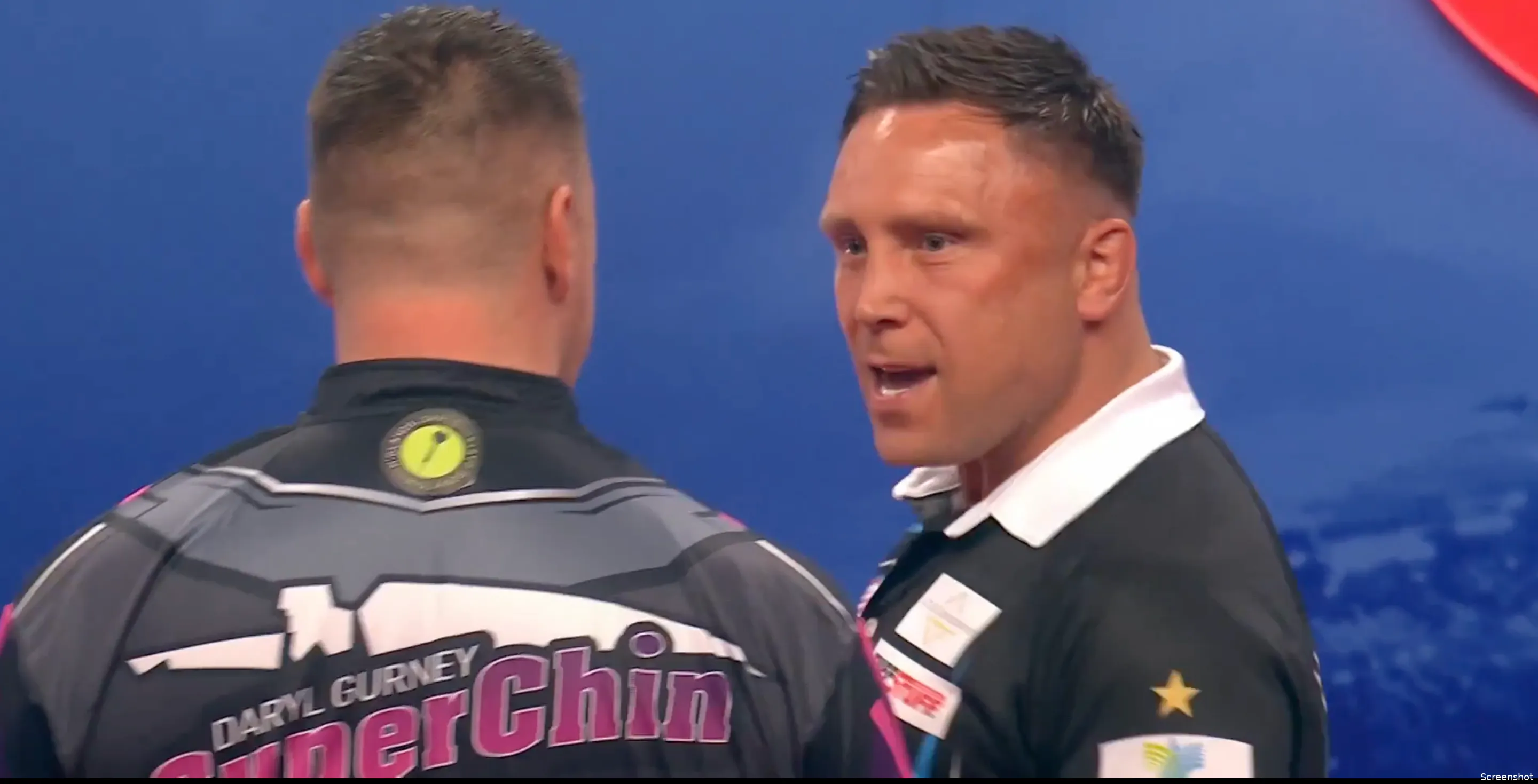 VIDEO: Vlam in de pan na verhit duel tussen Gerwyn Price en Daryl ...
