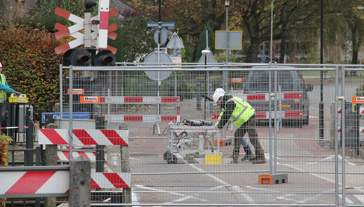 Spoorwegovergang Geleen-Lutterade afgesloten