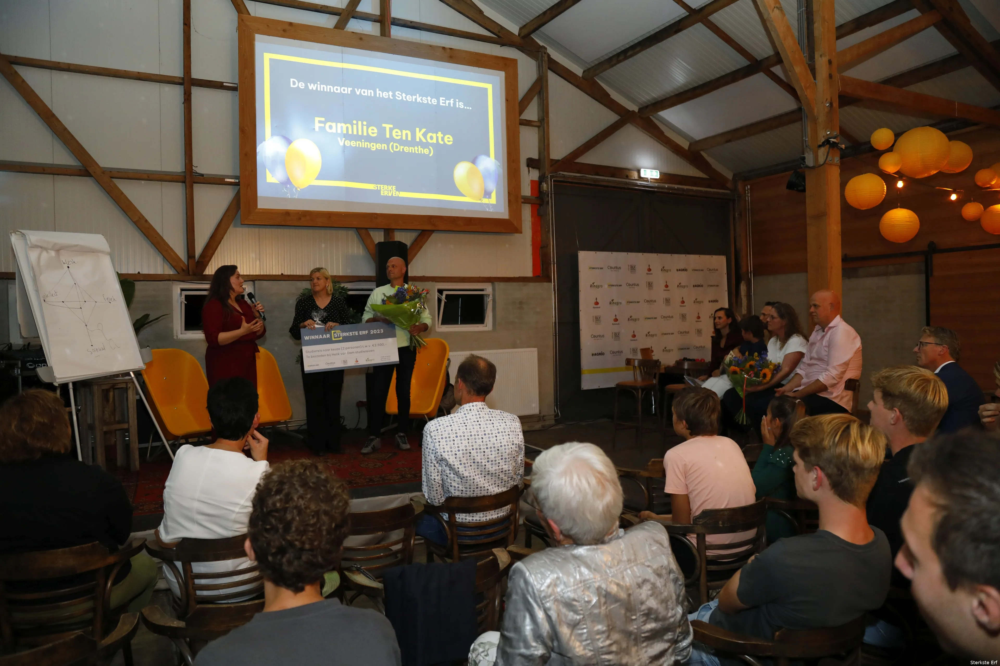 Familie Ten Kate uit Veeningen winnaar van Het Sterkste Erf