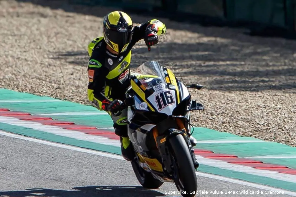 Superbike, Gabriele Ruiu e B-Max wild card a Cremona: "Ecco il nostro ...