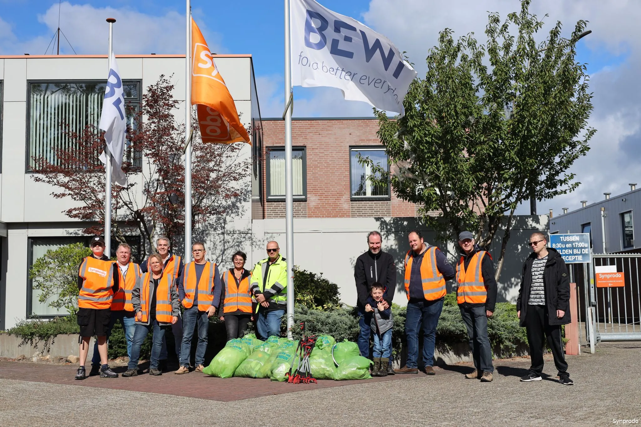 Synprodo ruimt op tijdens World Cleanup Day 2022