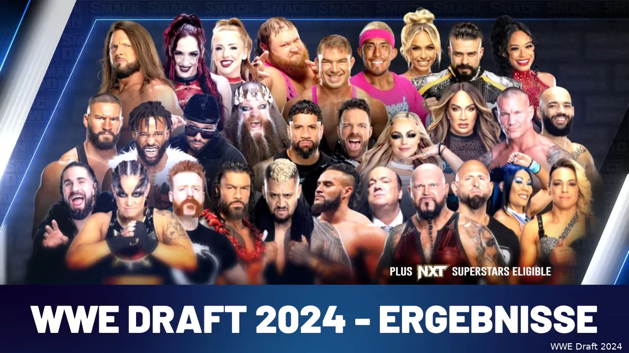 WWE Draft 2024: Wer landet wo? Die Entscheidungen (Teil 1)