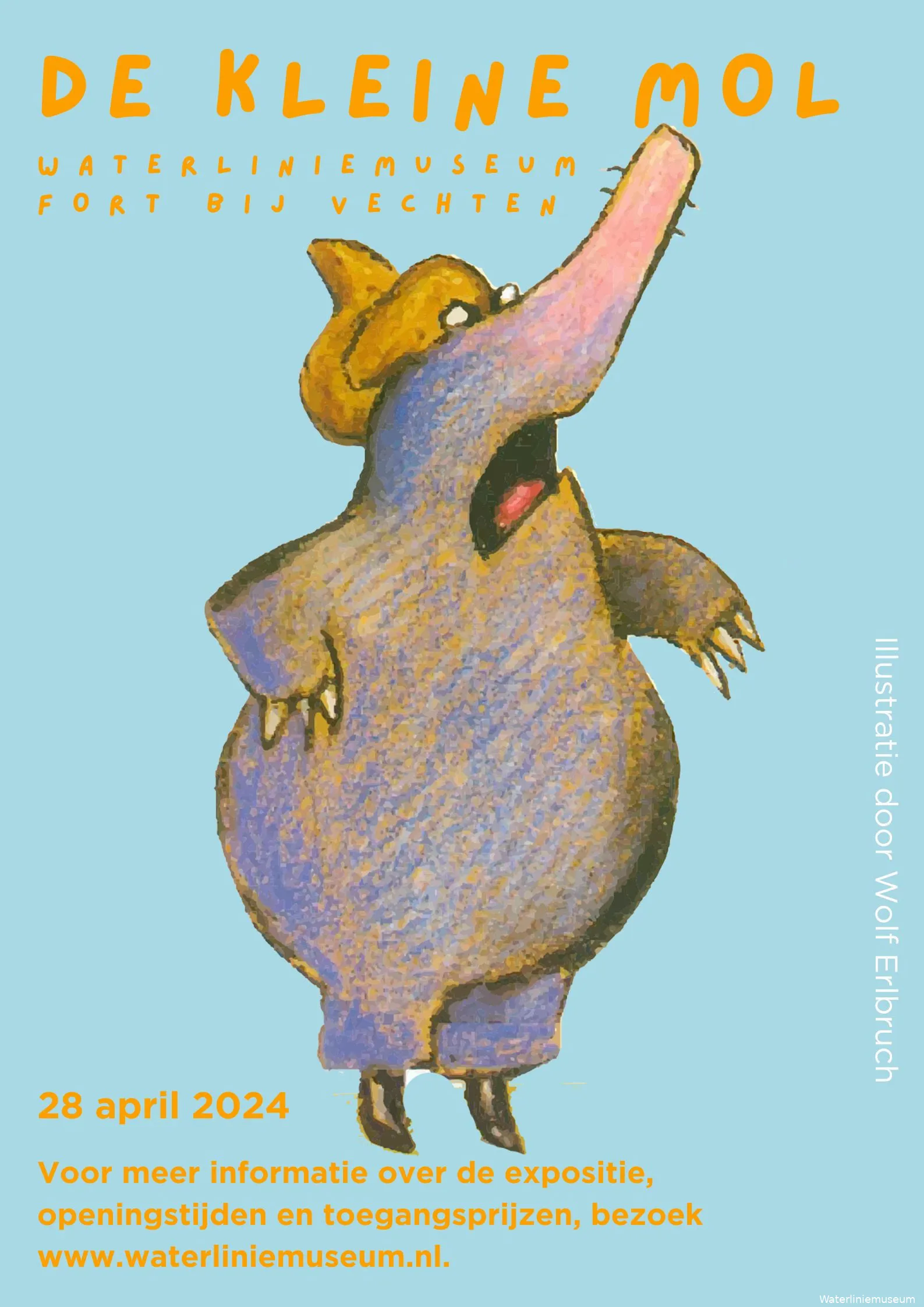 Kleuter expositie ‘De Kleine Mol’ opent bij het Waterliniemuseum