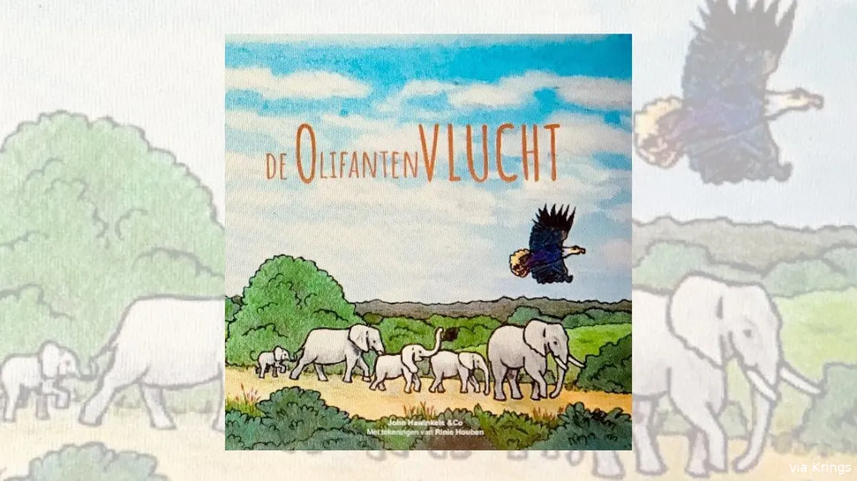 'De OlifantenMars’ derde kinderboek van John Hawinkels
